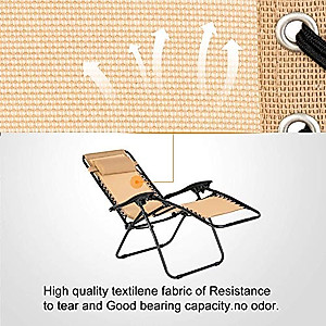 Mecor 3PC Zero Gravity Lounge Chairs Beach Chairs Patio Chairs Adjustable Folding Recliner with Folding Table Outdoor Yard Beach