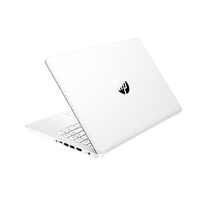 HP 14 Laptop, Intel Celeron N4020, 4 GB RAM, 64 GB Storage, 14-inch HD Touchscreen, Windows 10 Home, Thin & Portable, 4K Graphics, One Year of Microsoft 365 (14-dq0080nr, 2021, Snowflake White)