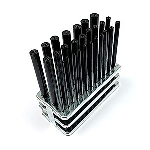 HHIP 8600-0041 28 Piece Transfer Punch Set, 3/32" - 1/2"