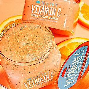 Tree Hut Vitamin C Shea Sugar Scrub, 18 oz, Ultra Hydrating and Exfoliating Scrub for Nourishing Essential Body Care