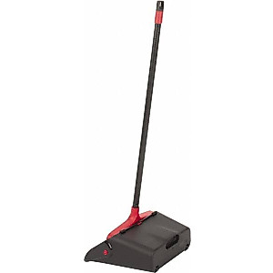 PRO SOURCE Commercial Upright Plastic-Body Dustpan with Wheels