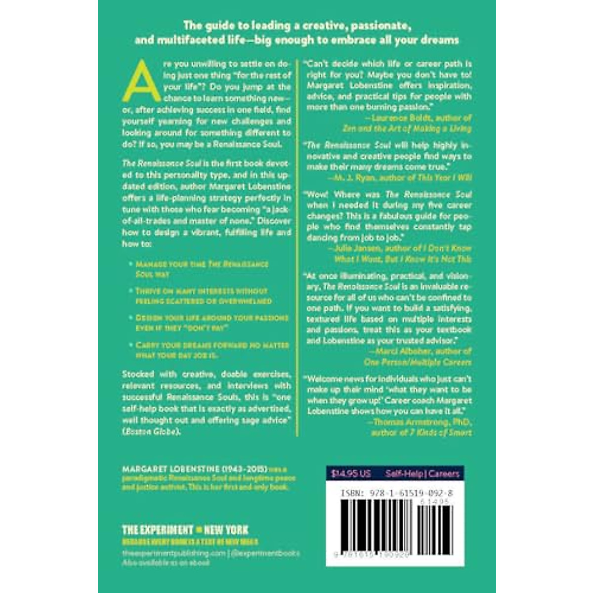 Renaissance Soul: How to Make Your Passions Your Life - A Creative and Practical Guide