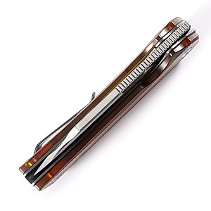 JEABROTHER Pocket Folding Knife, Stone Wash 14C28N Blade PEI Handle, Suitable for EDC Outdoor