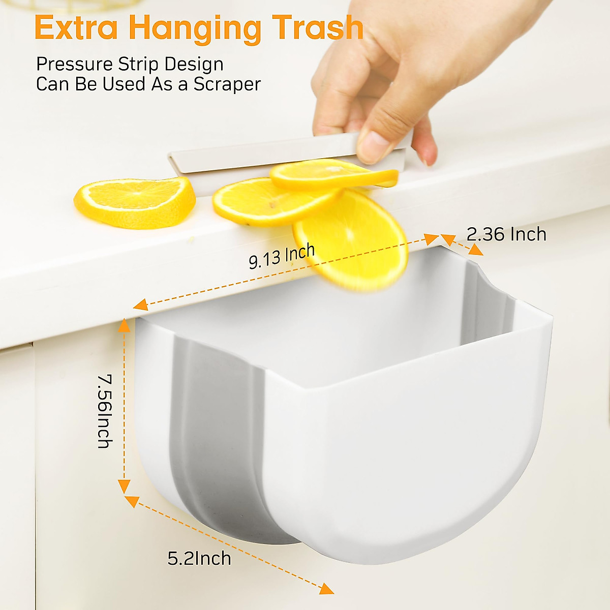 LJIACLEA Automatic Touchless Bathroom Small Trash Can with Lid 4 Gallon Smart Motion Sensor Electric Waterproo Garbage Can for Kitchen,Bedroom, Office, Living Room, USB & Light Energy Charging,White