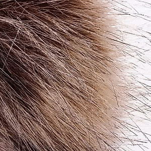 oenbopo Baby Winter Warm Knit Hat Infant Toddler Kid Crochet Fur Hairball Beanie Cap White