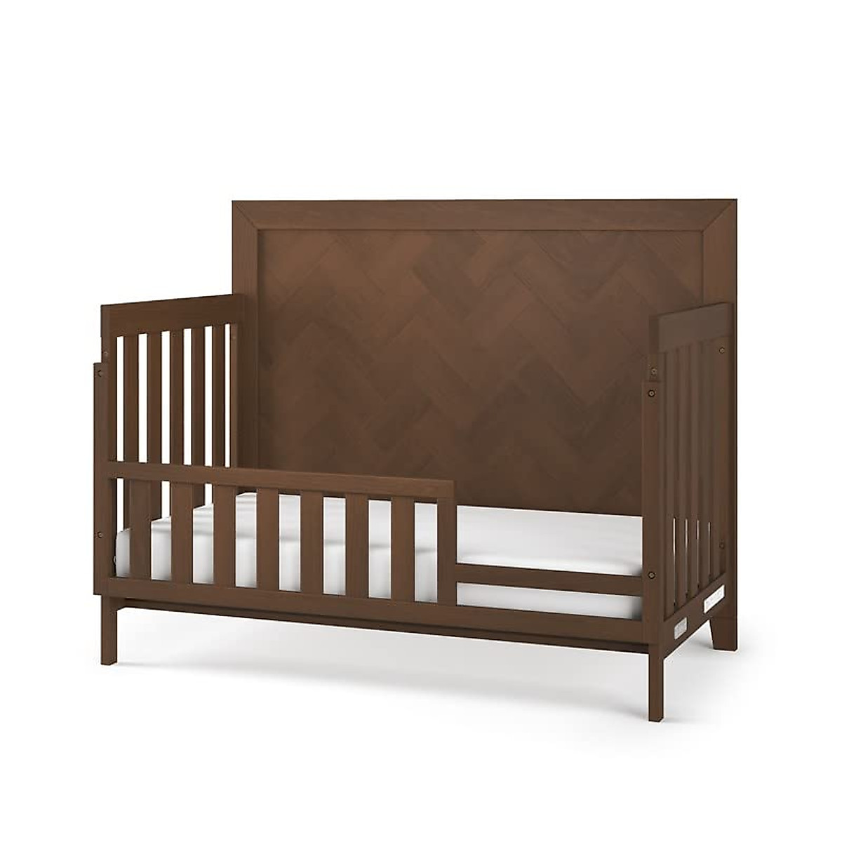 Child Craft Kieran 4-in-1 Convertible Crib, Toasted Chestnut Brown