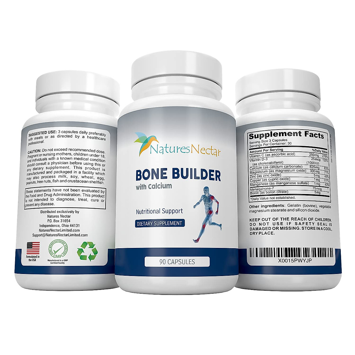 Bone Builder Joint Supplements for Women - Increased Bone Health Plus New Growth - Bone Strength Formula - Organic Bone Care for Max Raw Absorption Boost - Feel New Life & Alive