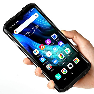 OUKITEL WP8 Pro Rugged Smartphone 6.49 inch Android 10 Unlocked Cell Phones 5000mAh Battery 4GB RAM + 64GB ROM IP68 Waterproof Mobile Phone 4G Dual SIM 16MP Rear Triple Camera NFC Global Version