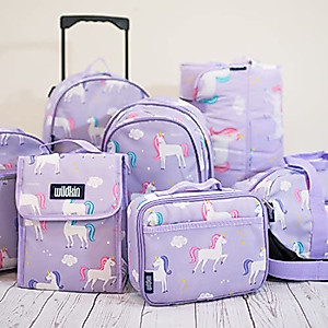 Wildkin Kids Insulated Lunch Box Bag for Boys & Girls, Reusable Kids Lunch Box is Perfect for Early Elementary Daycare School Travel, Ideal for Hot or Cold Snacks & Bento Boxes (Unicorn)