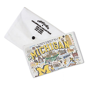 Catstudio University of Michigan Collegiate Dish & Hand Towel | Great for Kitchen, Bar, & Bathroom