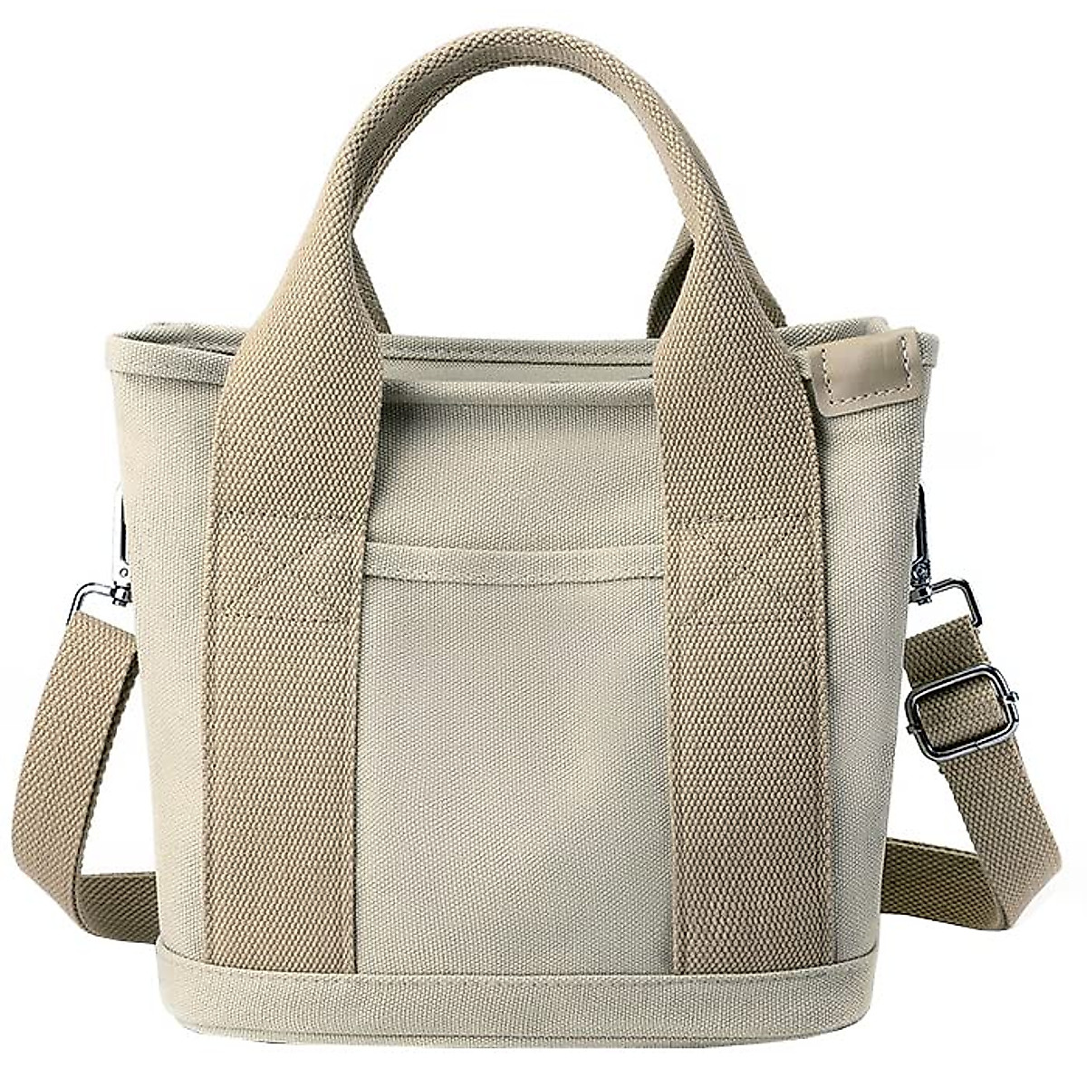 Small Tote Bag with Zipper Tote Bag for Women Canvas Crossbody Bag Shoulder Bag Satchel Hobo Bag Gifts for Women