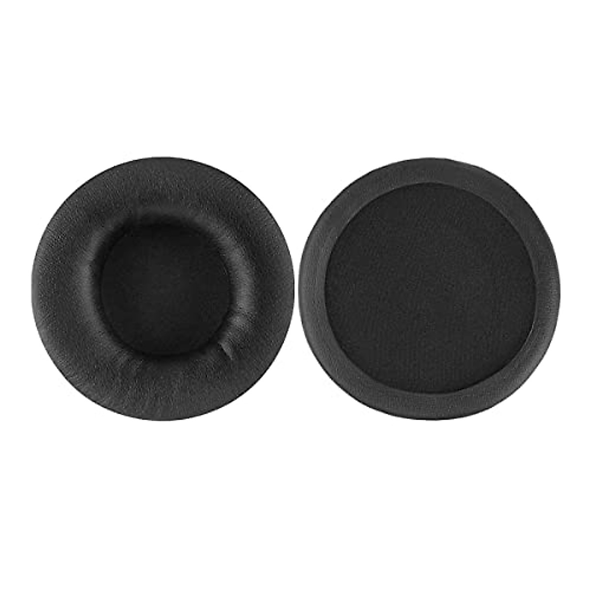 MDR-V55 Earpads Replacement Ear Pads Cushions Cover Repair Parts Compatible with Sony MDR-V55 V500DJ, Somic E95, MDR-7502 MDR-V500 Headphones (Black/Leather)