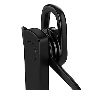 Headset Ear Loops for Wireless Headset 6mm Small Clamp Holder Clips, Replacement Ear Hooks Earpiece Accessories, Black, 9 Pack