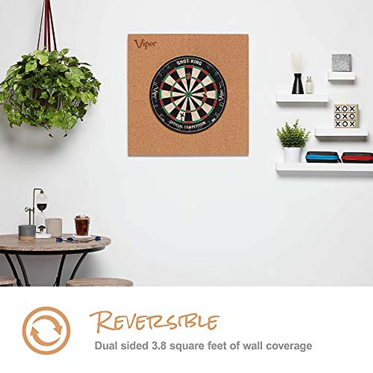 Viper by GLD Products Wall Defender II Dartboard Surround Cork