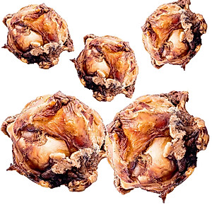 hotspot pets All Natural Beef Knee Caps for Dogs, Dog Bones, Single Ingredient Dog Chews for Aggressive Chewers - Long Lasting Rawhide Alternative Meat Bones