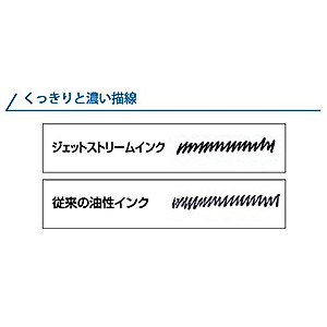 三菱鉛筆 Mitsubishi Pencil SXN15007.24 Jetstream Oil-Based Ballpoint Pen, 0.03 inches (0.7 mm), Black, 10 Pieces