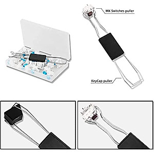 XuanGui OUTEMU (Gaote) Blue Switches, 3 Pin Keyboard Dustproof Switches DIY Replaceable Cherry MX Equivalent Keyswitch, Tactile & Clicky Switches for Mechanical Gaming Keyboard,60 Pack