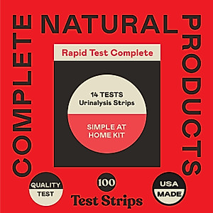 Urinalysis Test Strips 100 Count pH Strips