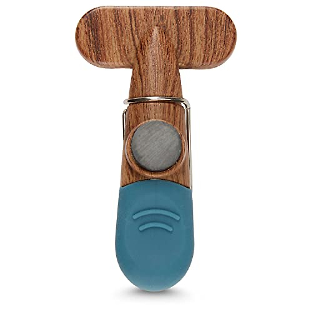 Phantom Chef Set of 5 Bag Clips | Durable, Long-Lasting, Soft Touch, Kid-Friendly Seal Grips | Food Chip Bag Clips for Food Storage | Reusable | Zero Waste Kitchen Clips | T Shape Clip (Navy)