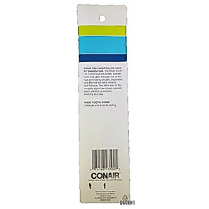 Conair Styling Essentials Wide-Tooth Lift Comb 1 ea (Pack of 3)