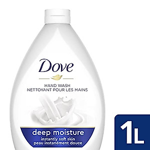 Dove Advanced Care Hand Wash Deep Moisture Pack of 3 for Soft, Smooth Skin More Moisturizers Than The Leading Ordinary Hand Soap, 34 oz