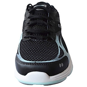 Ryka Women's Devotion Plus 2 Black/Mint Walking Shoe 11 M