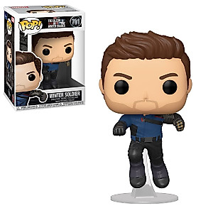POP Marvel: Falcon and The Winter Soldier - Winter Soldier Funko Pop! Vinyl Figure (Bundled with Compatible Pop Box Protector Case), Multicolor, 3.75 inches