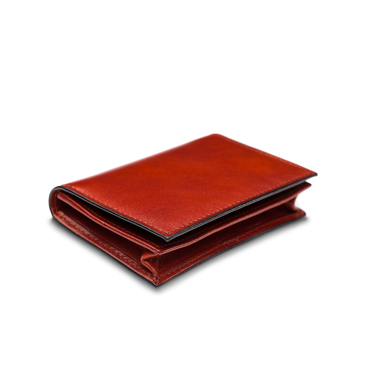 Bosca Men's Old Leather Collection - Gusseted Card Case (Cognac)