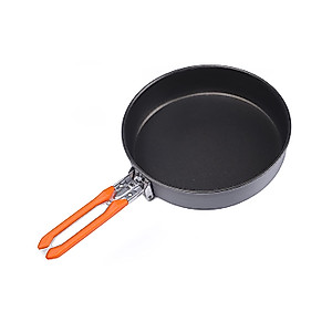 Fire-Maple 7.6 Inch Camping Frying Pan w/Nonstick Coating | Durable Lightweight Camping Skillet for Cooking Egg Steak | Outdoor Kitchen Equipment Gear | Portable Backpacking Cooking Pan