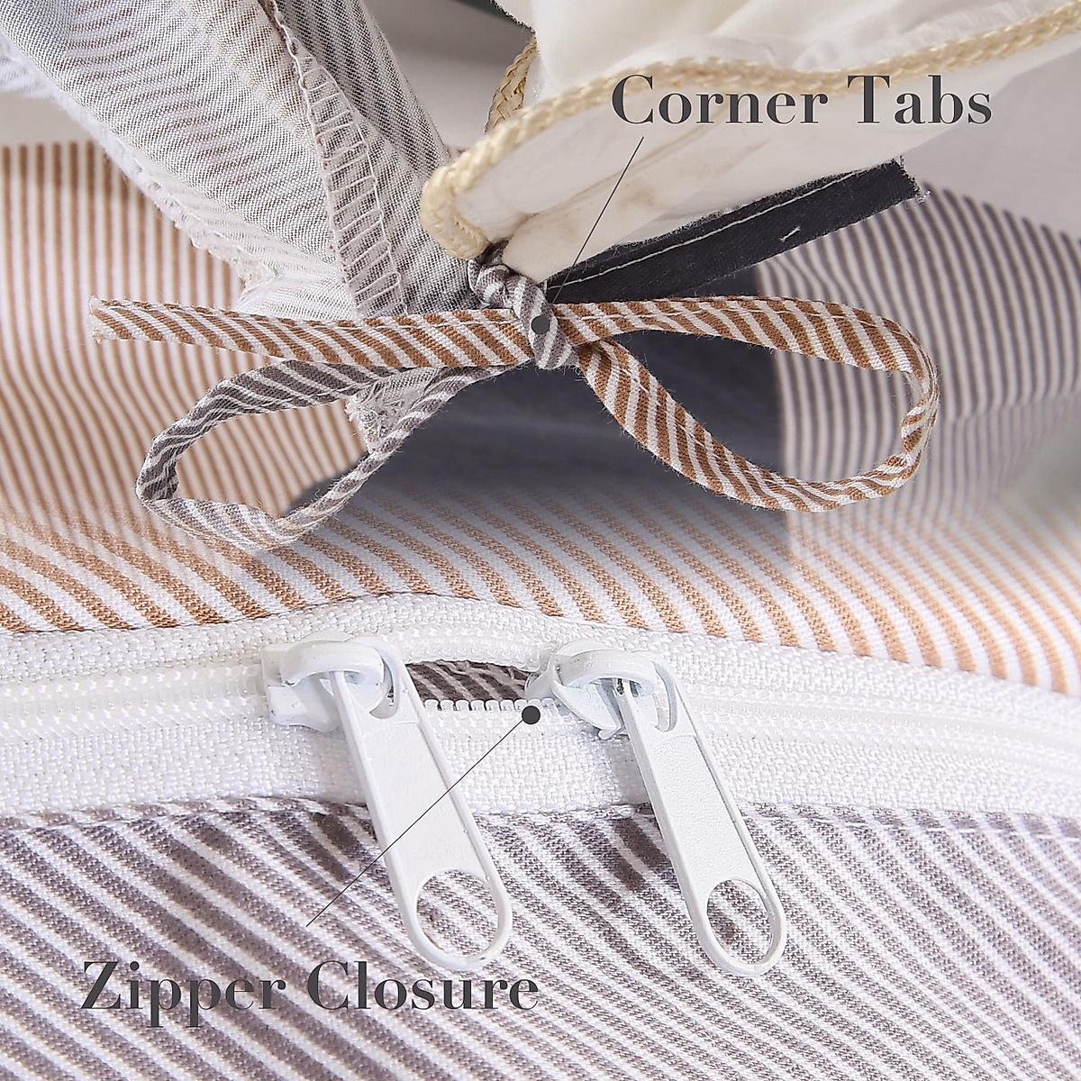 Alanzimo Cotton Duvet Cover Set King Size, 100% Natural Cotton Geometric Print Duvet Cover Soft Breathable 3 Piece Bedding Set for All Seasons(1 King Comforter Cover + 2 Pillowcases)