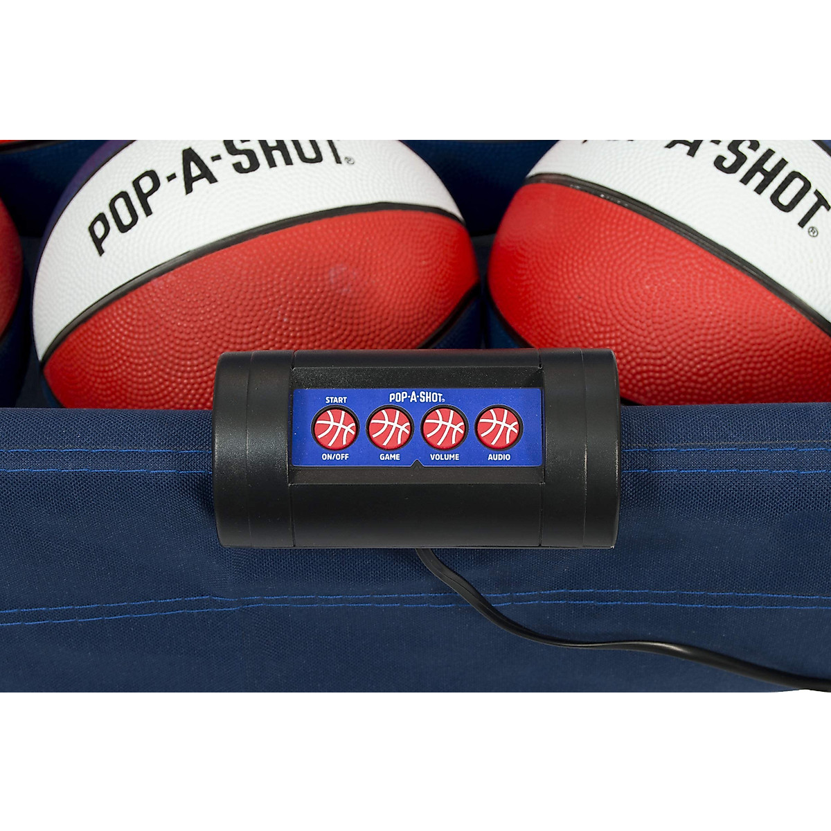 Pop-A-Shot - Home Single Shot | Arcade Basketball Fun at Home | Infrared Sensor Scoring | 6 Game Modes | 4 Balls | Foldable Storage | for All Players