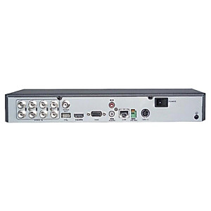 Hikvision DS-7208HQHI-K1 H.265+ 8CH Turbo HD DVR + 4CH IP (UP to 4MP IP Camera) Supports UP to 4MP HD-TVI/AHD (3MP ONLY CH1~CH4), 2MP HD-CVI, CVBS, 1 SATA for HDD (HDD NOT Included)