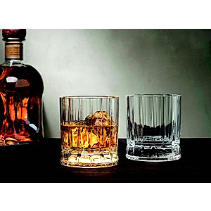 HISTORY COMPANY Harry Truman “Kentucky Bourbon” Gentleman’s Crystal Whiskey Glass, 2-Piece Set (Gift Box Collection)