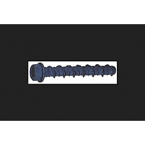 ITW Brands 24292 15 Pack, 5/16" x 2", Steel, Hex Washer Head, Large Diameter Tapcon Concrete Anchor , blue