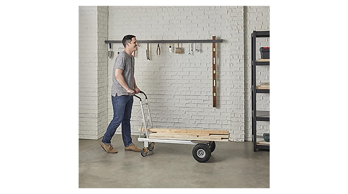 COSCO 3-in-1 Folding Hand Truck – Heavy Duty Platform Cart