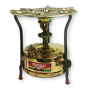 Camping Stove | Brass Kerosene Stove | 1.5 Liter Tank