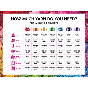 Lion Brand Yarn Wool-Ease Thick & Quick Yarn, Soft and Bulky Yarn for Knitting, Crocheting, and Crafting, 1 Skein, Moonlight (Pack of 2)