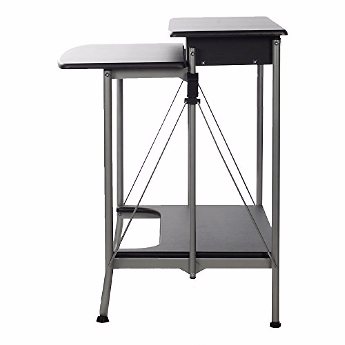 OneSpace Freeley Folding Computer Desk, Black
