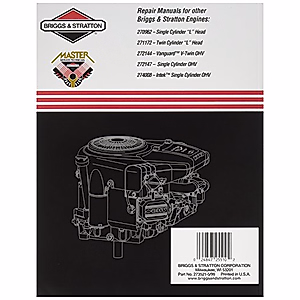 Briggs & Stratton 273521 Intek V-Twin OHV Repair Manual