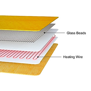 Full Weighted Heating Pad for Pain Relief, Hot Heat Pad for Back and Shoulders Pain Relief, 2.2lb Electric Heating Pad with 8 Timer Settings & 12 Heat Settings | Auto Shut Off, 12 x 24, Washable