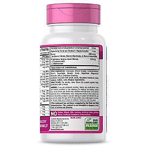 Hair Skin and Nails Vitamins | 60 Caplets | with Biotin and Collagen | Non-GMO and Gluten Free Supplement for Women and Men | by Nature's Truth