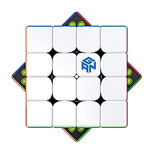 GAN 460 M Magnetic 4x4 Speed Cube, Magnets 4x4 IPG Honeycomb Surface 40°/25° Corner-Cutting 3D Puzzle Fidget Cube Stress Relief Toy Games for Adults and Kids