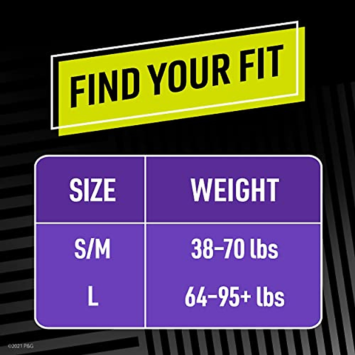 Pampers Ninjamas Nighttime Bedwetting Underwear Girls Size S/M (38-65 lbs) 44 Count (Packaging & Prints May Vary)