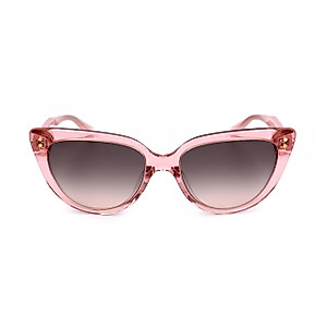 Kate Spade New York Women's Modern Cat Eye/Butterfly Sunglasses, Pink, 53
