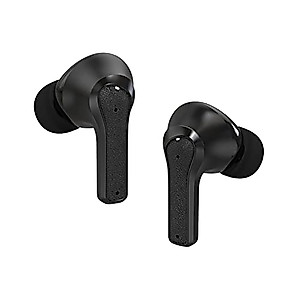 Wireless Earbuds - Bluetooth 5.1 Headphones - ENC Noise Cancellation, Waterproof, Noise Reduction, HiFi Sound, Dual Mic, Smart Touch Control, Charging case, Battery Display, Leather Design.