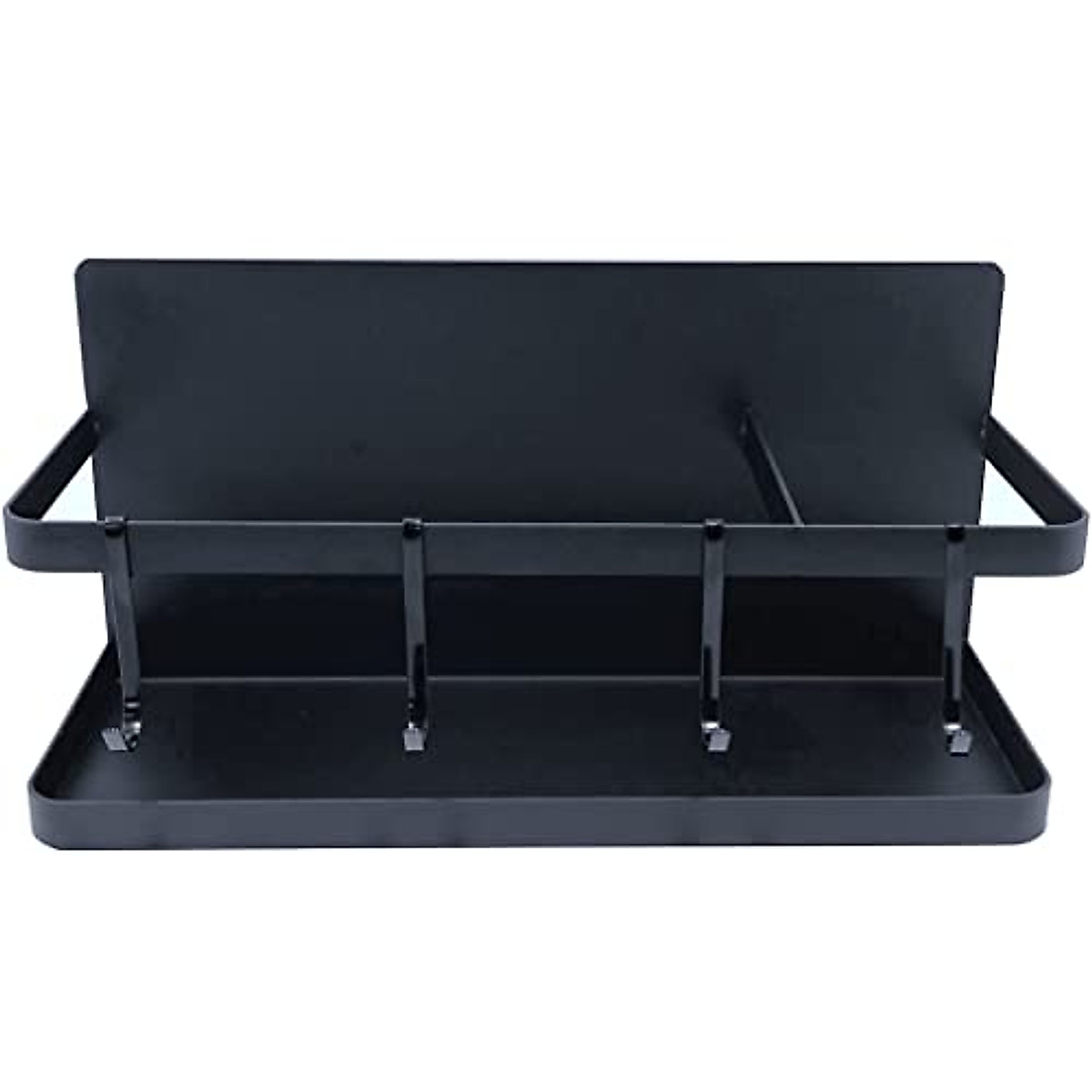 Lenotion Large Heavy Duty Magnetic Spice Rack-Magnetic Organizer for Refrigerator-Magnetic Wine Rack - Heavy Duty Magnet - 12" Wide - Black…