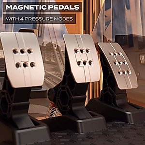 THRUSTMASTER T248P, Racing Wheel and Magnetic Pedals, HYBRID DRIVE, Magnetic Paddle Shifters, Dynamic Force Feedback, Screen with Racing Information (Compatible with PS5, PS4, PC)