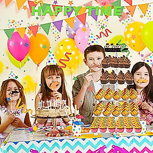 Cupcake Stand - 6 Tier Yellow Acrylic Cupcake Tower Display Cupcake Holder, Valentines Day Decor, Birthday Decorations for the Home