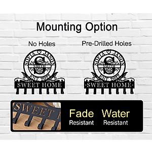 Personalized Key Holder for Wall, Custom Metal Key Hooks with Name, Key Rack for Wall, Key Holder for Wal Key Holder, Key Holder Wall for Cap Hooks, Sunglasses Hooks Towel Hooks