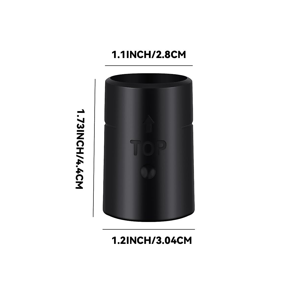 50 Pack Plastic Wire Shelving Shelf Lock Clips Black Post Shelving Split Sleeves for 1" Diameter Shelving Sleeves Replacements